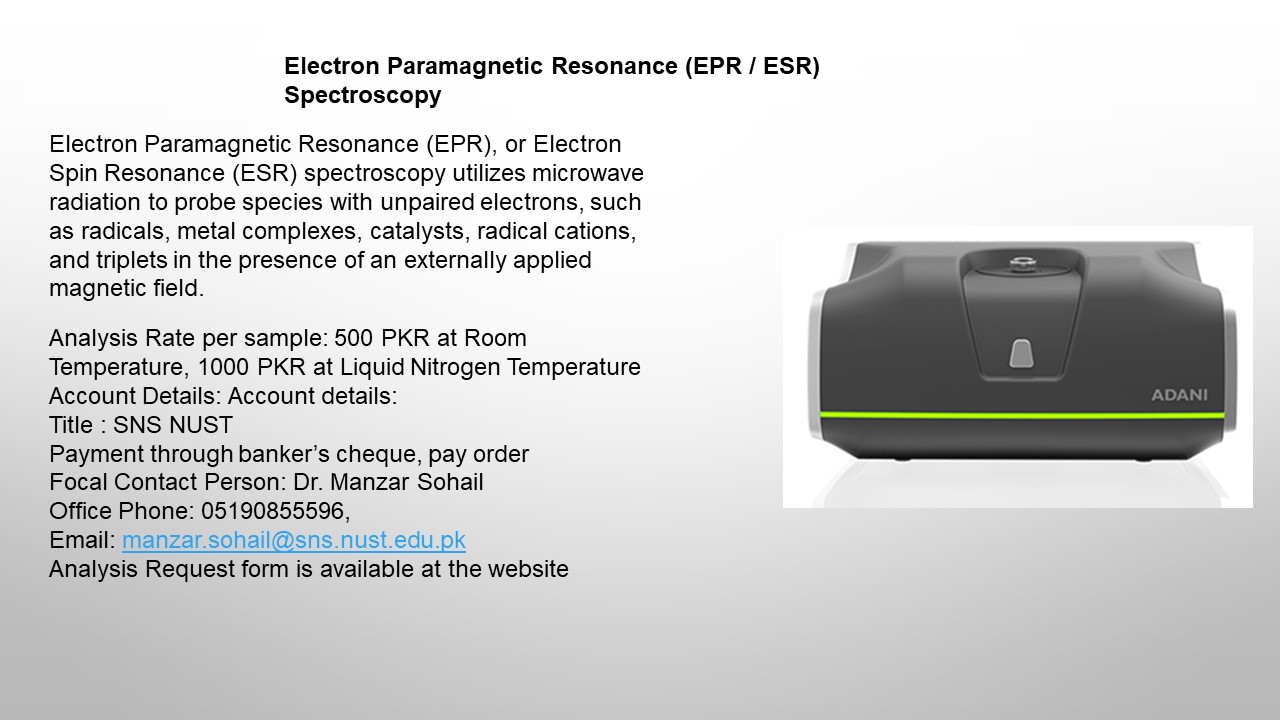 LAB FACILITIES - NUST School of Natural Sciences