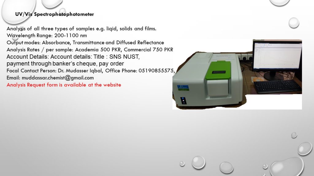 LAB FACILITIES - National University of Sciences and Technology (NUST)