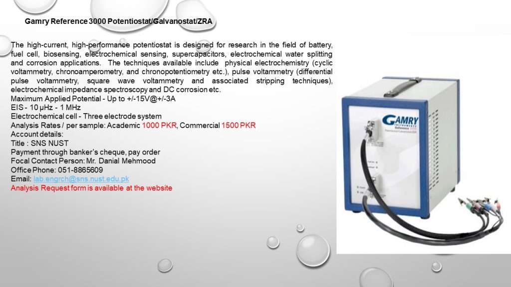 LAB FACILITIES - NUST School of Natural Sciences